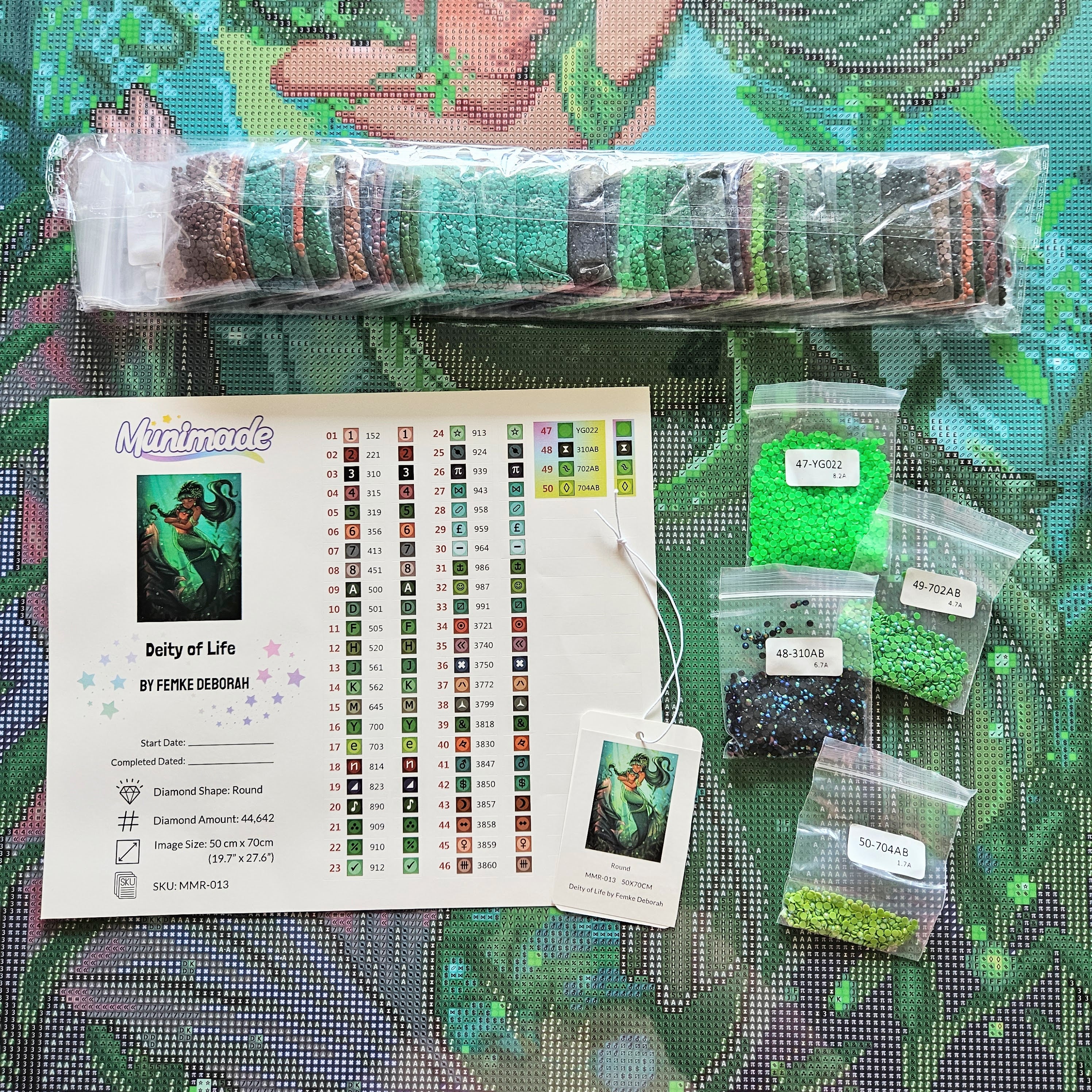 'Deity of Life' by Femke Deborah, Diamond Painting Canvas Kit (013 ...