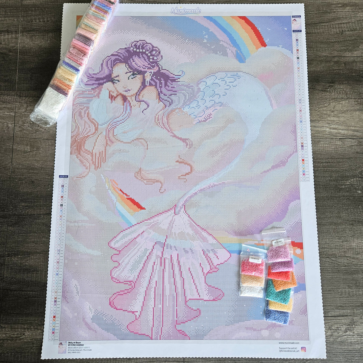 'Deity of Dawn' by Femke Deborah, Diamond Painting Canvas Kit (003 ...