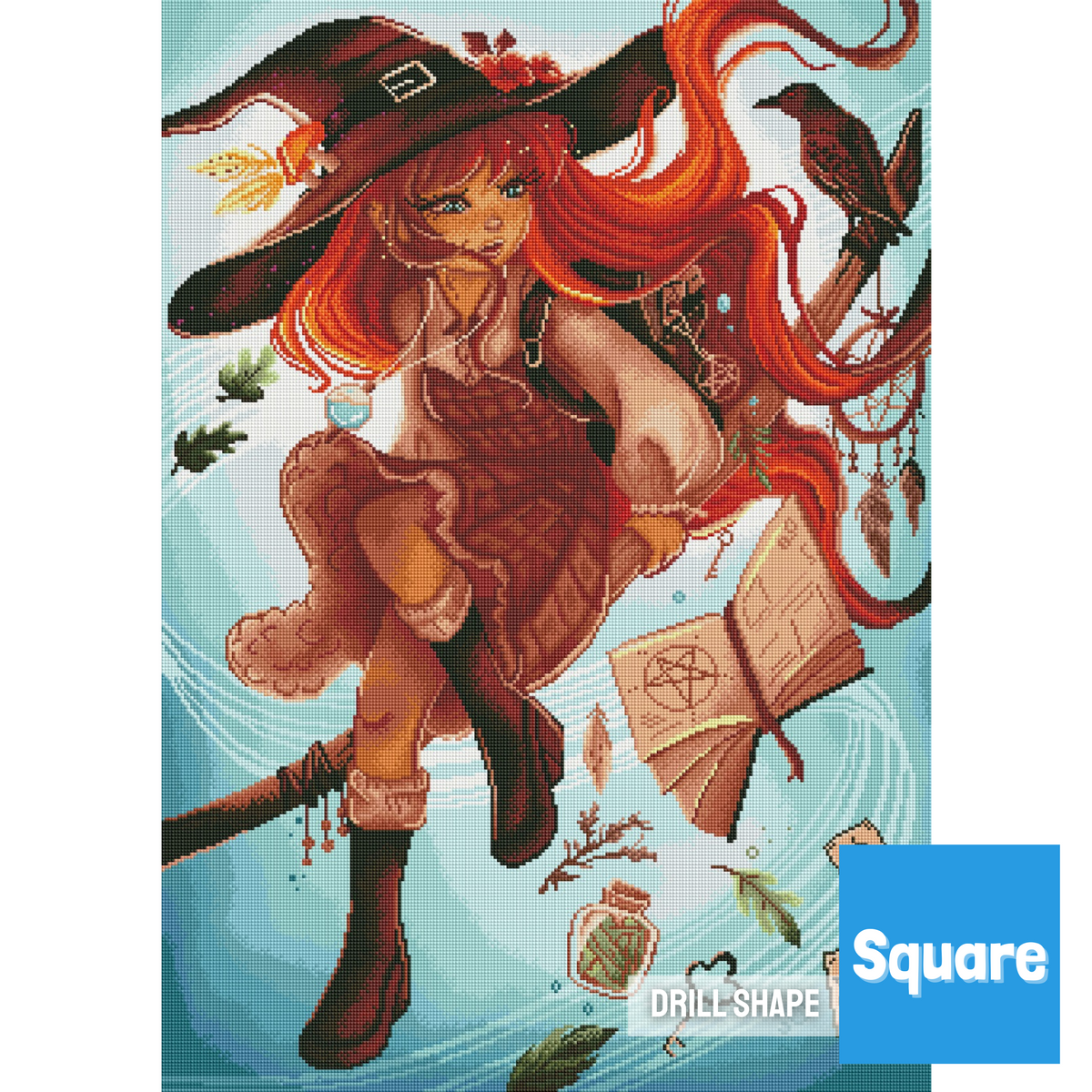 'Witch Apprentice' by Femke Deborah, Diamond Painting Canvas Kit (024 ...
